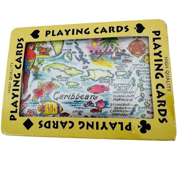 Agiftcorp | Games | Caribbean Map High Quality Playing Cards Gift Shop ...